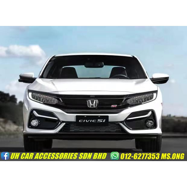 Honda Civic FC 2016-2021 SI Facelift Front & Rear Bumper Set With Lip ...