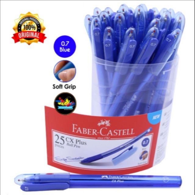 faber castle cx plus 0.5mm / 0.7mm ball pen | Shopee Malaysia