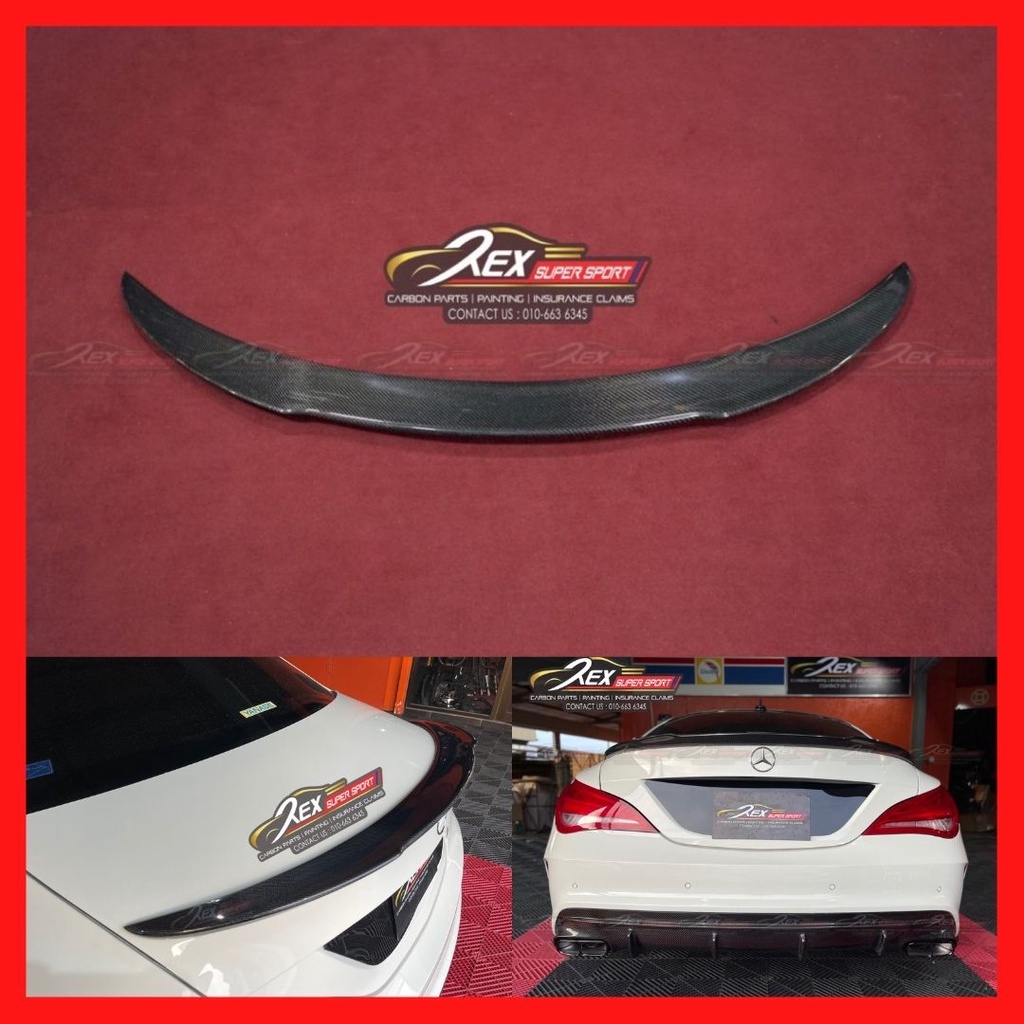Mercedes Benz CLA W117 180 200 250 45 AMG Spoiler FD Real Forged ...