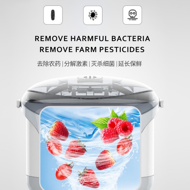 🍇🍊 Automatic Fruit & Vegetable 🍈🍉 Ozone Healthy Food Washer / Ozonizer ...