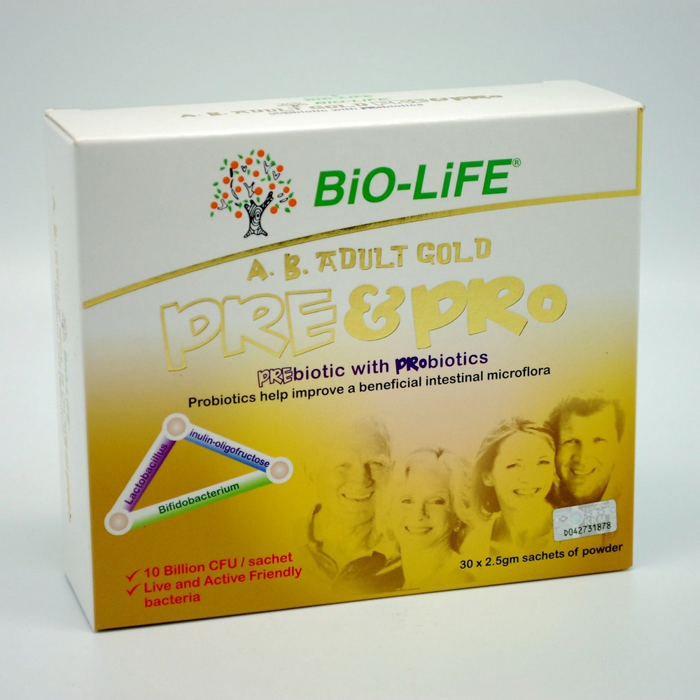 Bio-Life A.b. Adult Gold Pre & Pro 2 x 30 sachet | Shopee Malaysia