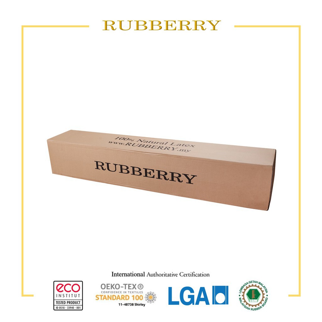 RUBBERRY Latex Mattress In-a-Box (Single - King) | Shopee Malaysia