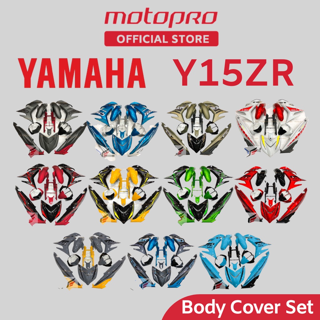YAMAHA Y15ZR V1 V2 EXCITER Thai Four Kings SNIPER 2021 2022 Body Cover Part Set Tanam Sticker ...