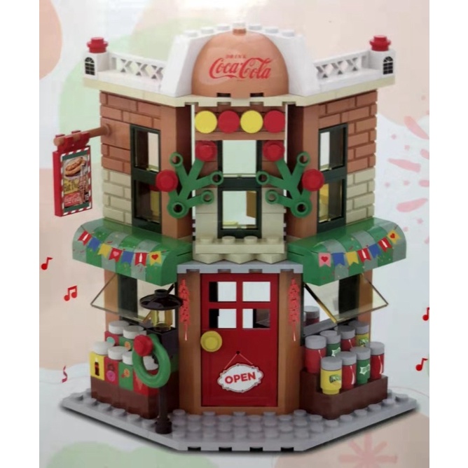 Coca Cola x C-Store Compatible Lego Block set - Mini House | Shopee ...