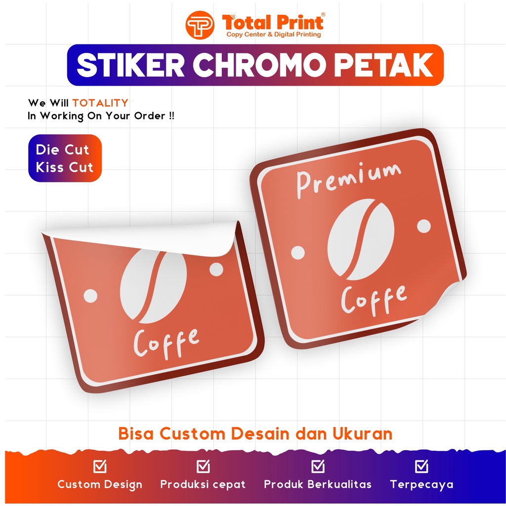 Chromo PETAK Stickers/Food Labels/Name Labels/Jar Labels/BRAND Labels ...