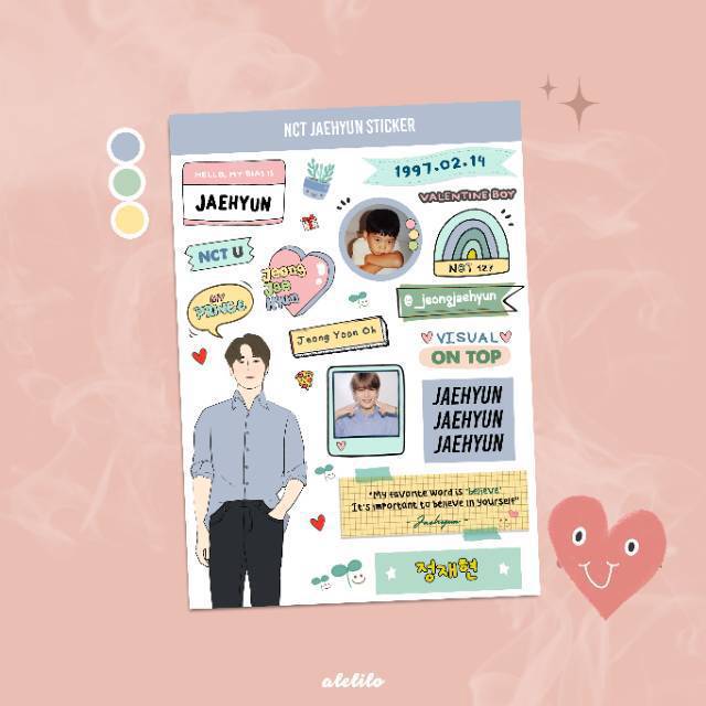 Nct JAEHYUN STICKER SET | Shopee Malaysia