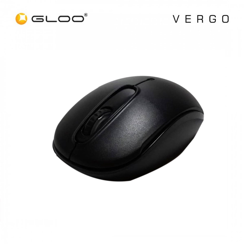 Vergo V100 Wireless Mouse - Black | Shopee Malaysia