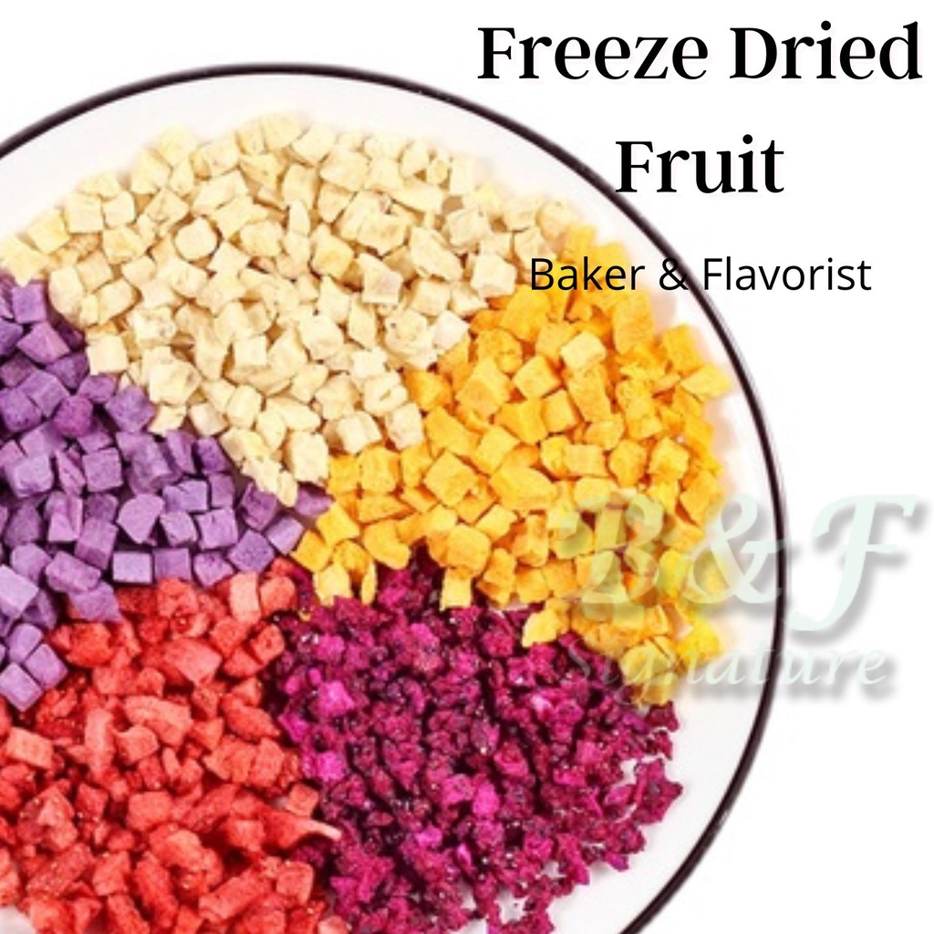 Freeze Dried Strawberry 冻干水果粒 250g Raspberry Blueberry Peach Mango ...