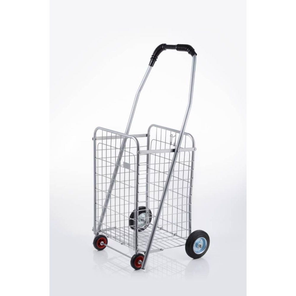 Aluminium Folding Market Trolley Shopping Cart 4 Wheel L29.5*W31*H80cm ...