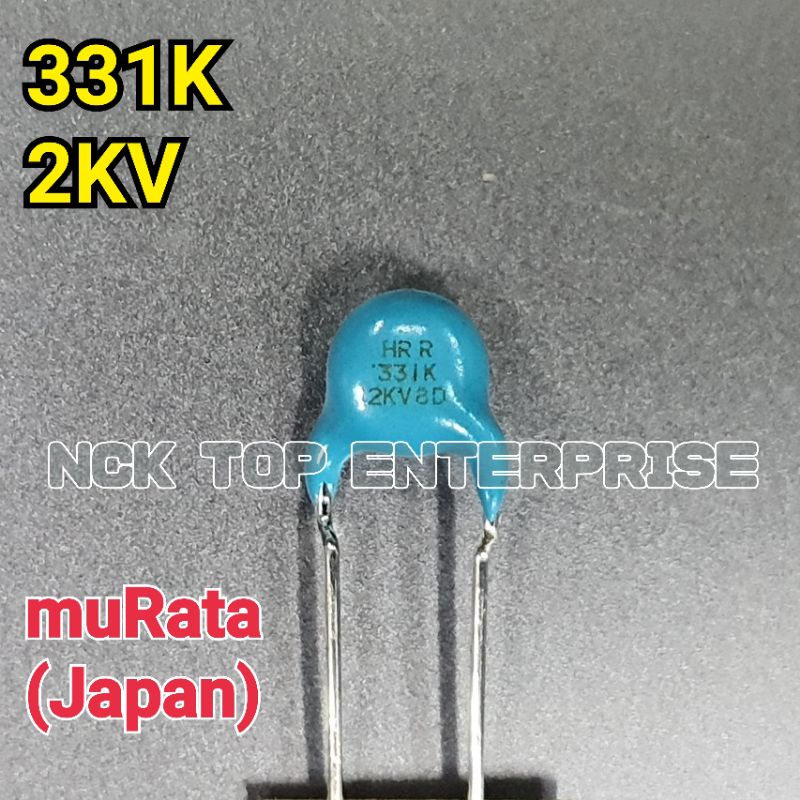 331 1KV / 2KV 331J 331K 5pcs HIGH VOLTAGE CERAMIC CAPACITOR 330pF ...