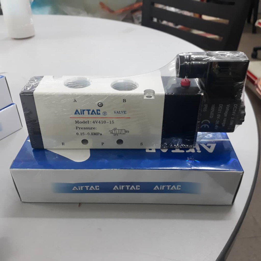 Airtac Solenoid Valve 4V410-15 1/2"-vtechautomation | Shopee Malaysia