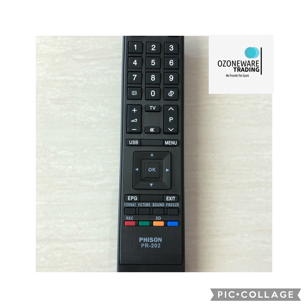 TOSHIBA LCD/LED TV Remote Control Replacement Phison PR-202 | Shopee ...
