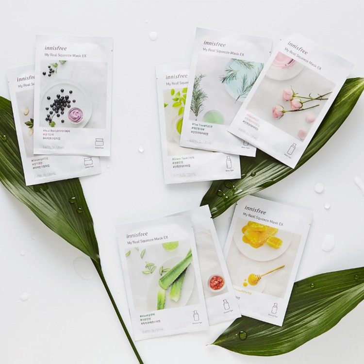 Innisfree My Real Squeeze Mask - Pomegranate (20ml) | Shopee Malaysia