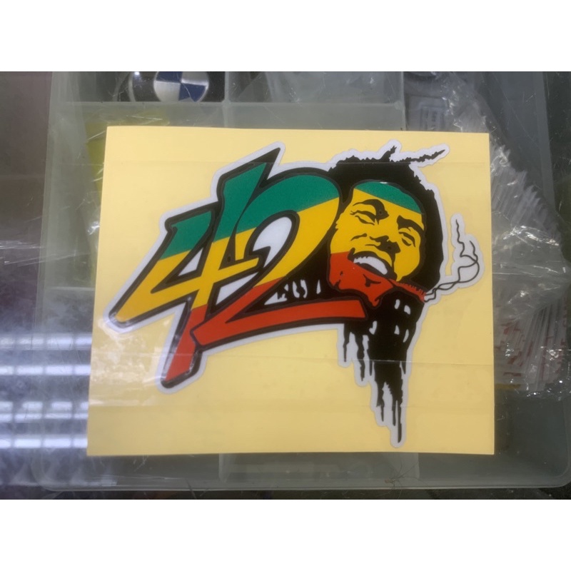 sticker kecil bob Marley 420 | Shopee Malaysia
