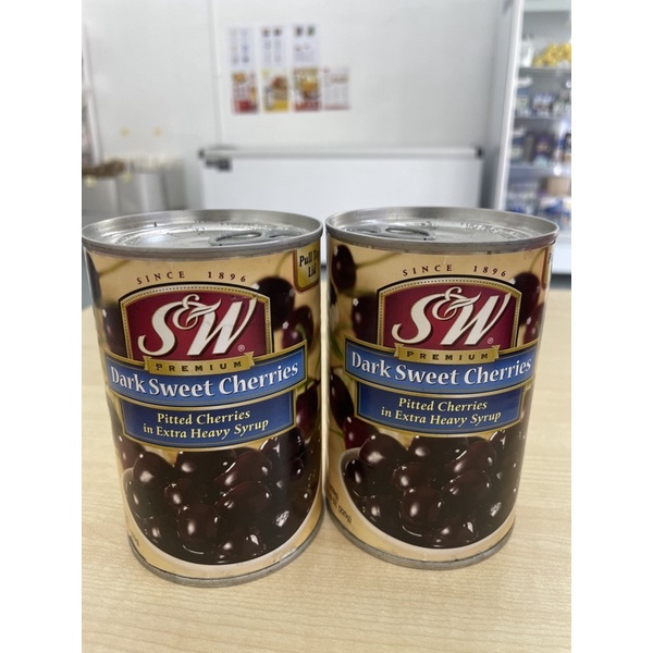 Sw Premium Dark Sweet Cherries Pitted Cherries In Extra Heavy Syrup