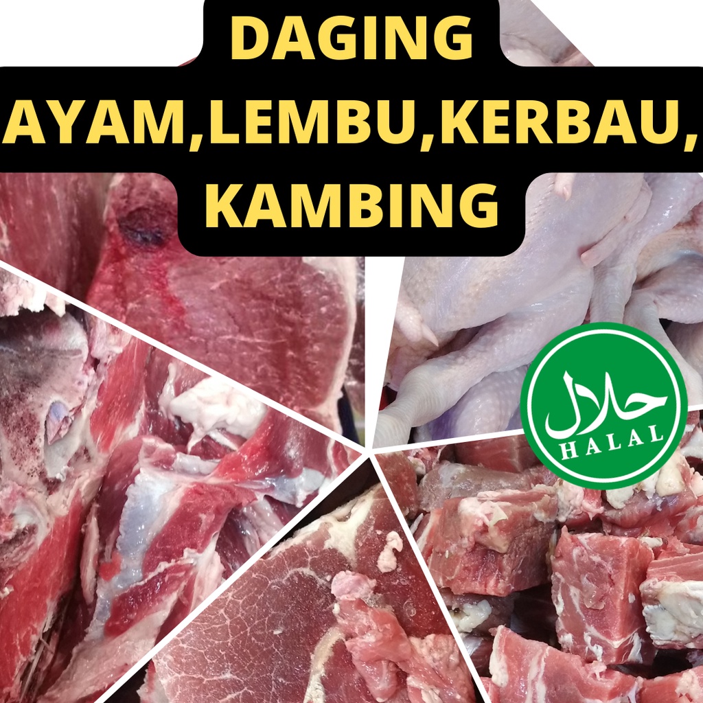 DAGING AYAM LEMBU KERBAU KAMBING | Shopee Malaysia