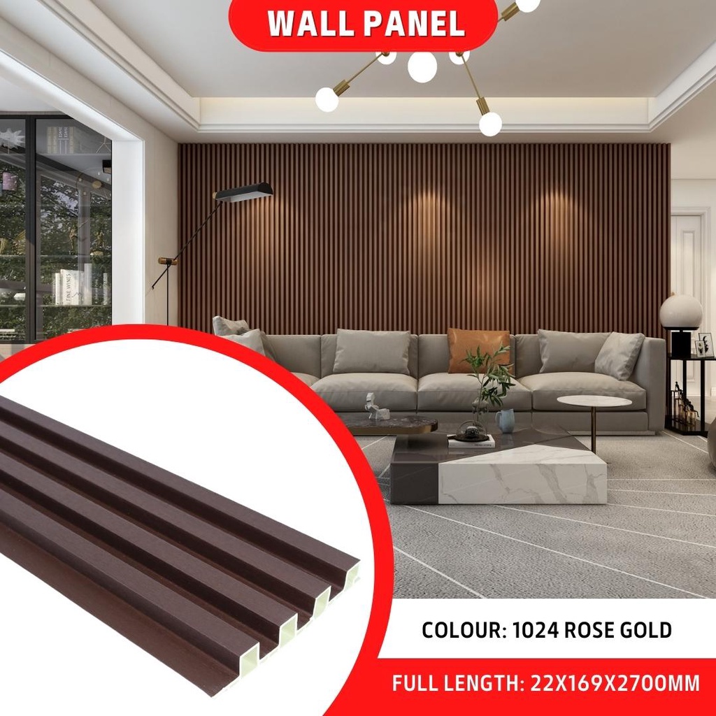 (1.45m)Wall Panel & PVC L-Profile for Home Living Decor-6 Colors| DIY ...