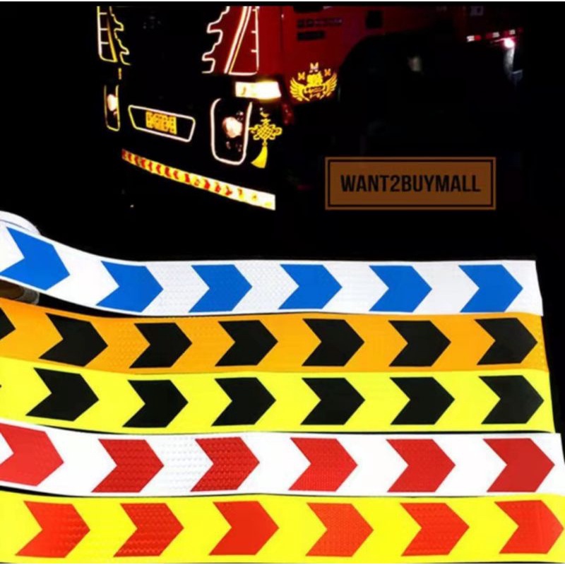 3M Arrow Marking Truck Lorry Car Safety Warning Conspicuity Reflective ...