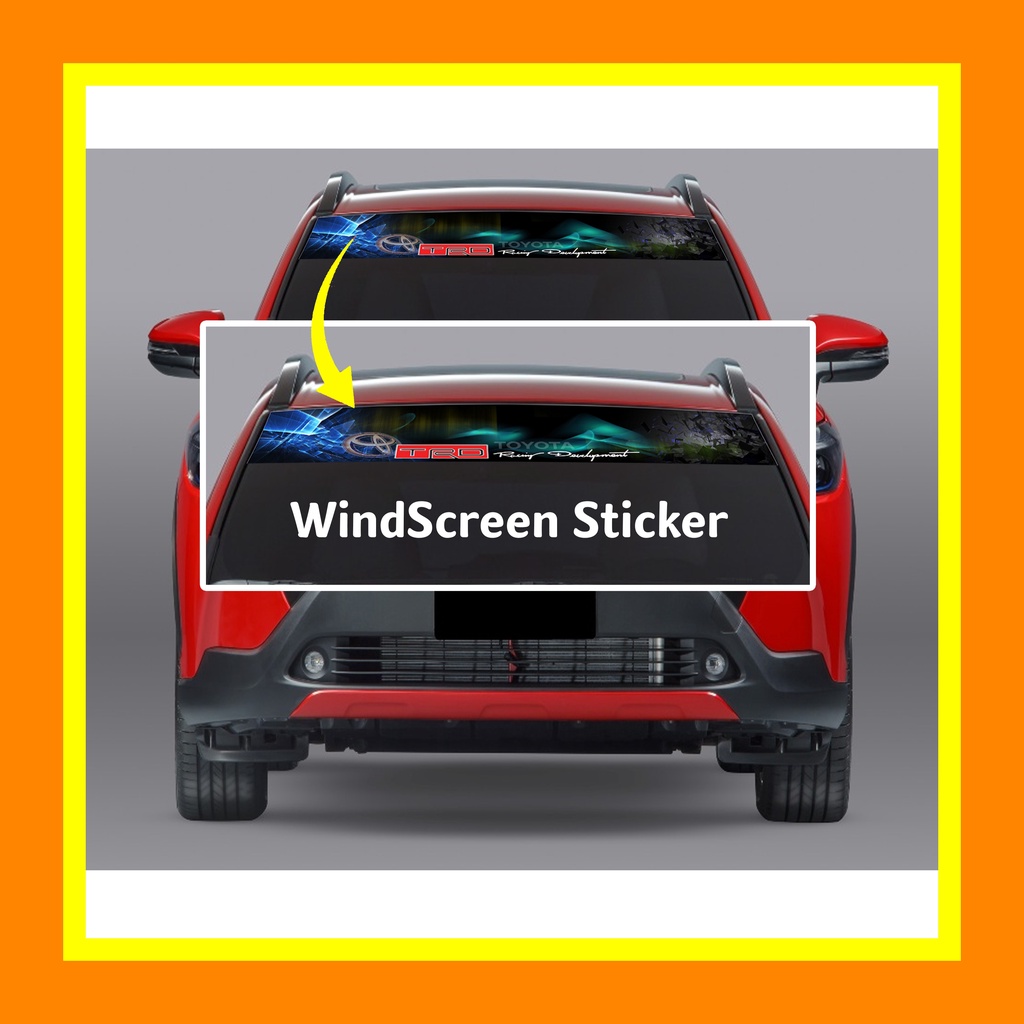 Car Sticker Front Car Windscreen Windshield Sticker (Car Window Sticker ...