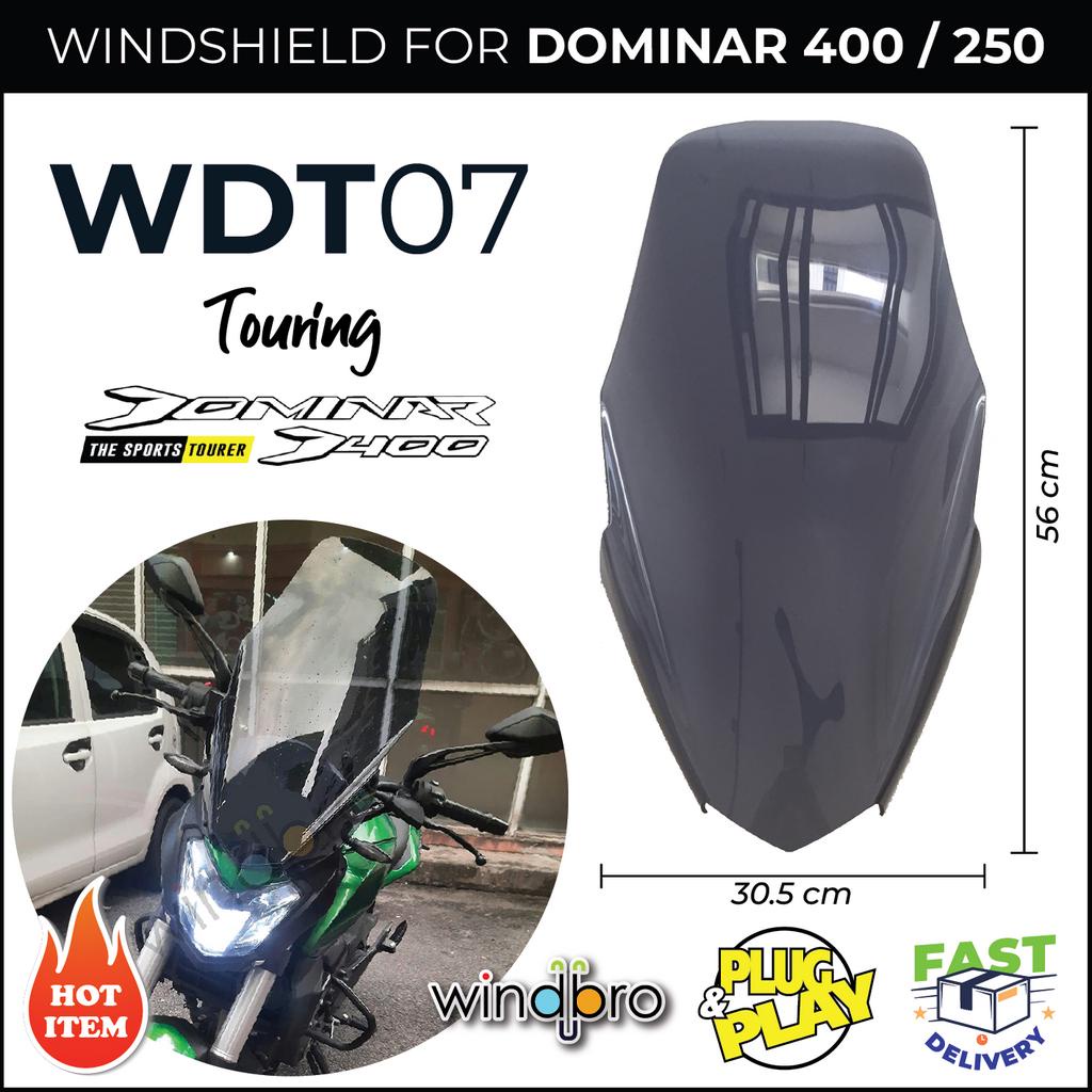 WDT07 - Windshield Visor Dominar 400 / 250 (All Model) | Shopee Malaysia