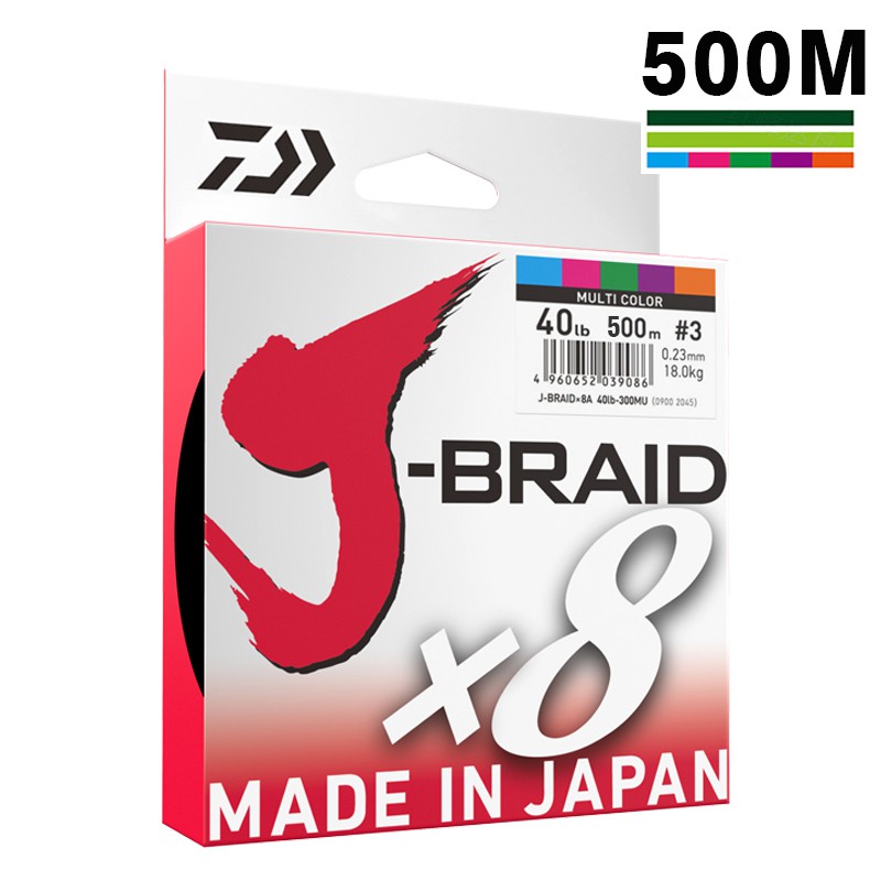 500M DAIWA J-BRAIDED Fishing Line Braided Fishing Line 500m Super ...