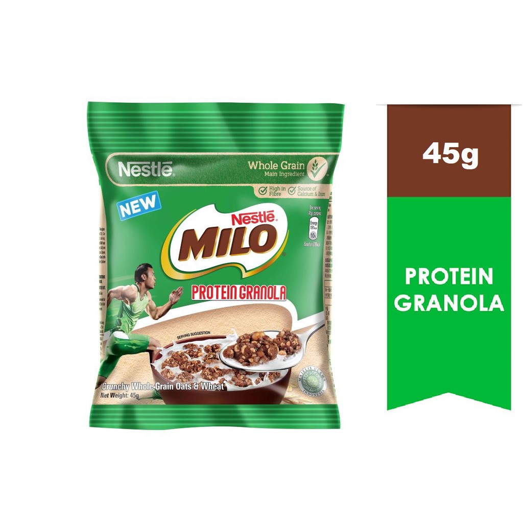 NESTLE MILO Protein Granola (45g) | Shopee Malaysia