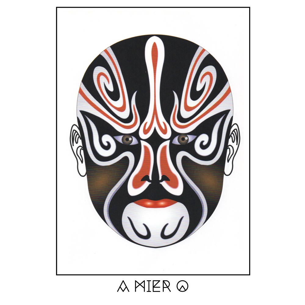 Temporary Tattoo - Peking Opera Faces Traditional Chinese Opera Face ...