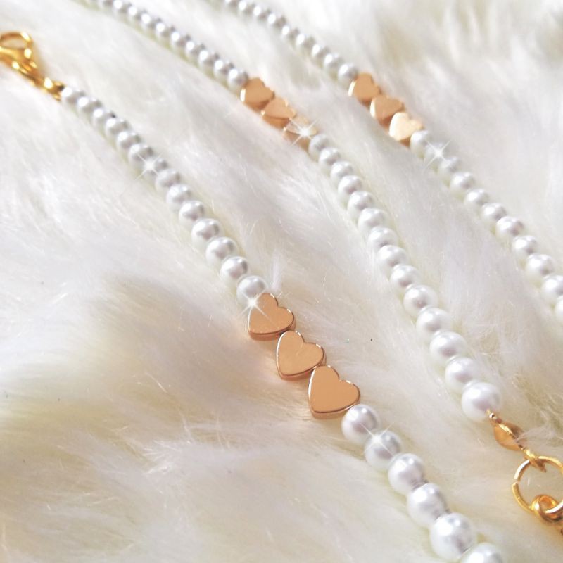 MASK EXTENDER/MASK ADAPTER BEADS MINIMALIST (KUKUH) Off white 17cm | PGMall