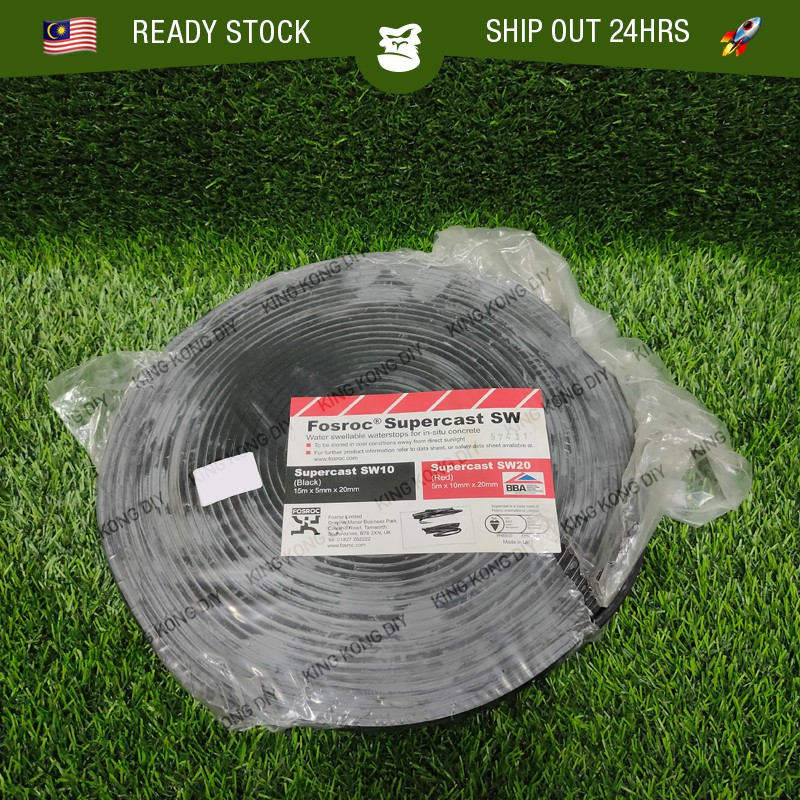 FOSROC Supercast Swellable SW10 SW20 Waterstop HYDROPHILLIC Water Stop ...