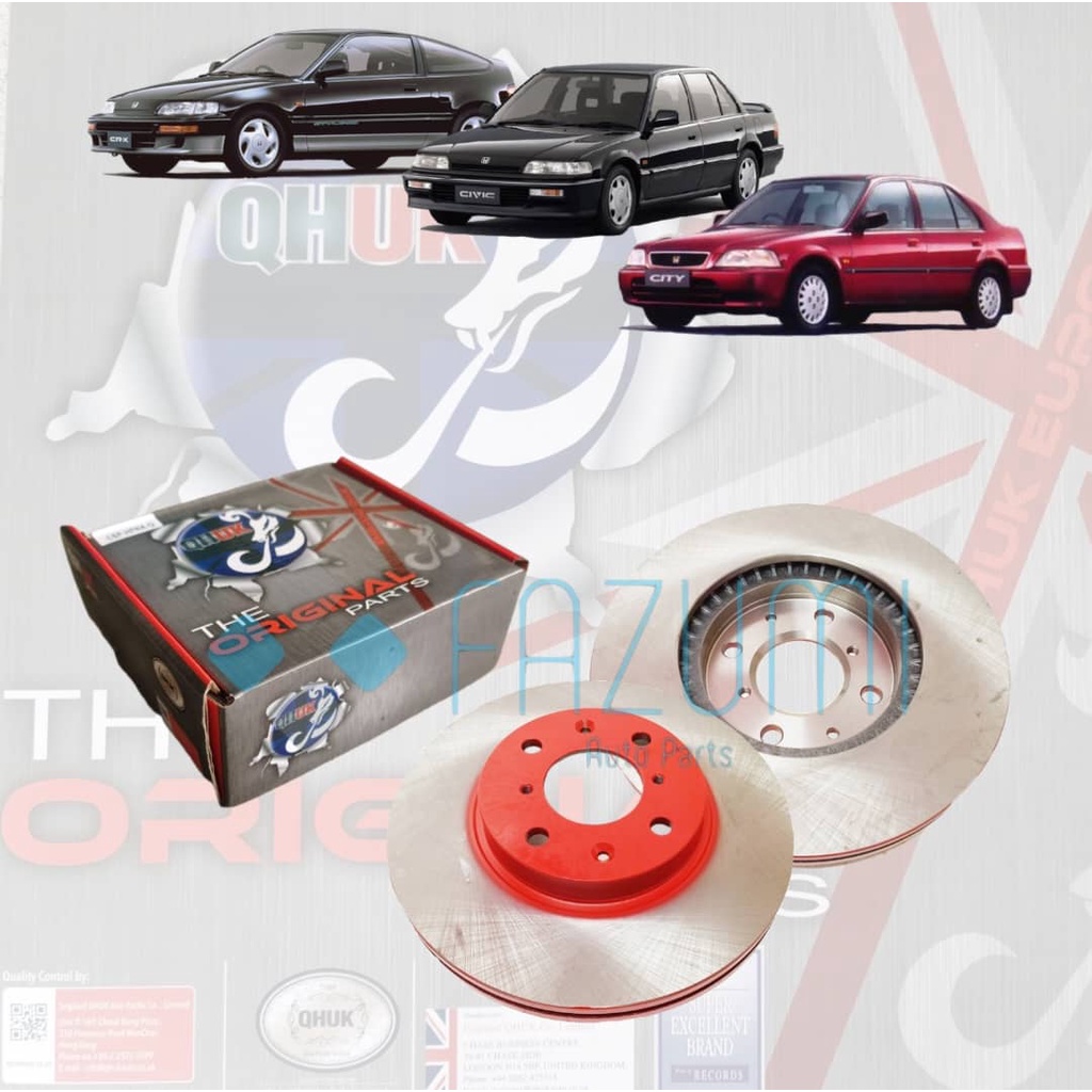 Honda Civic 1987/ CRX 1984/ City 1996/ Insight 1999Front(depan) QHUK ...