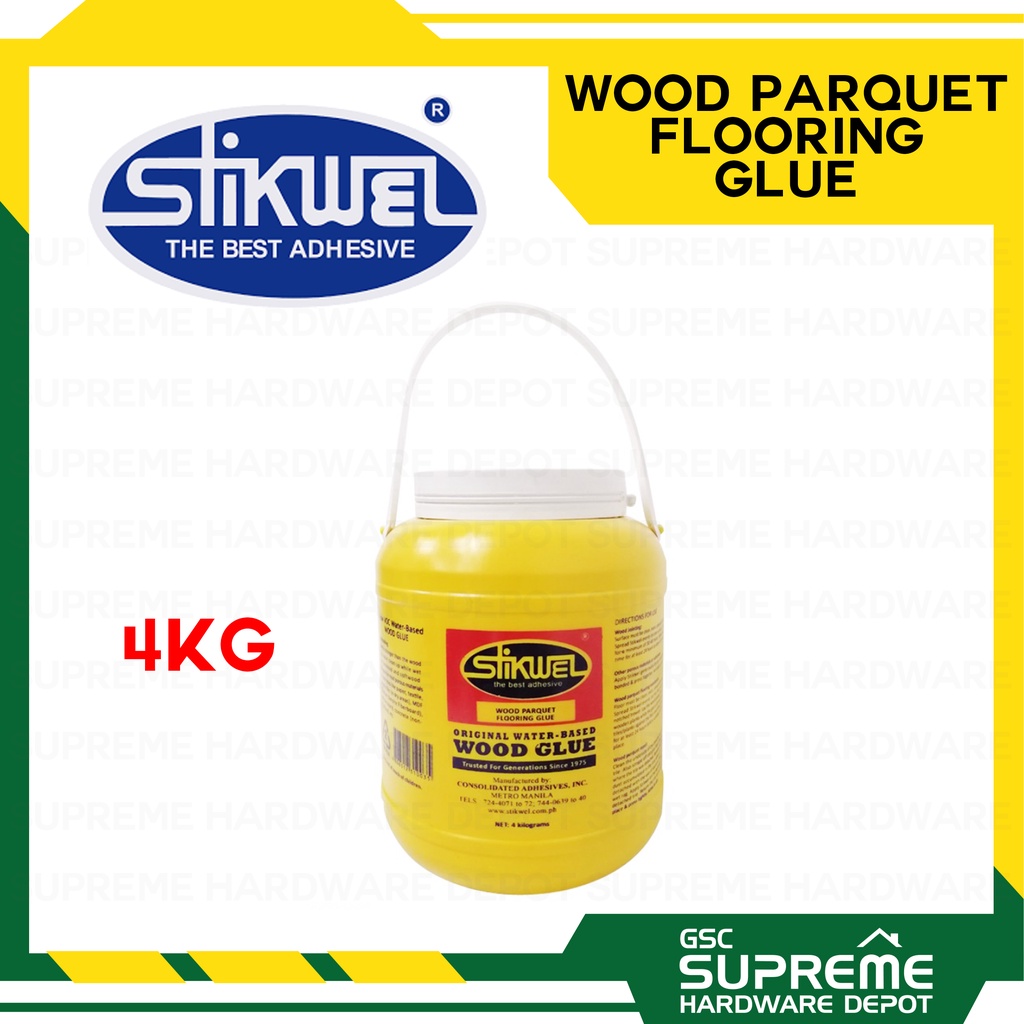 Stikwel Wood Parquet Flooring Glue 4kg (1gal) | Shopee Malaysia