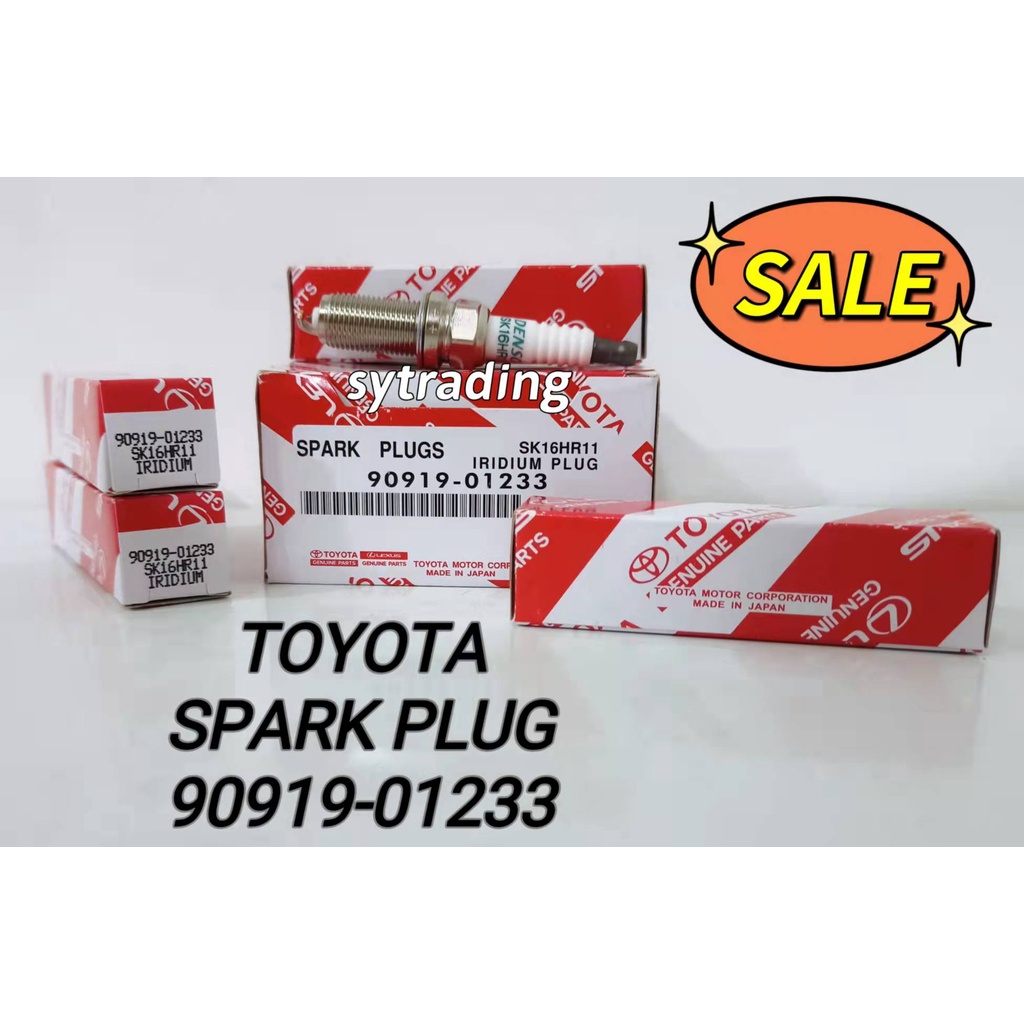 Toyota Spark Plug Iridium Plug 90919-01233 SK16HR11 Camry ASV50 Alphard ANH30 Vellfire AGH30 ...