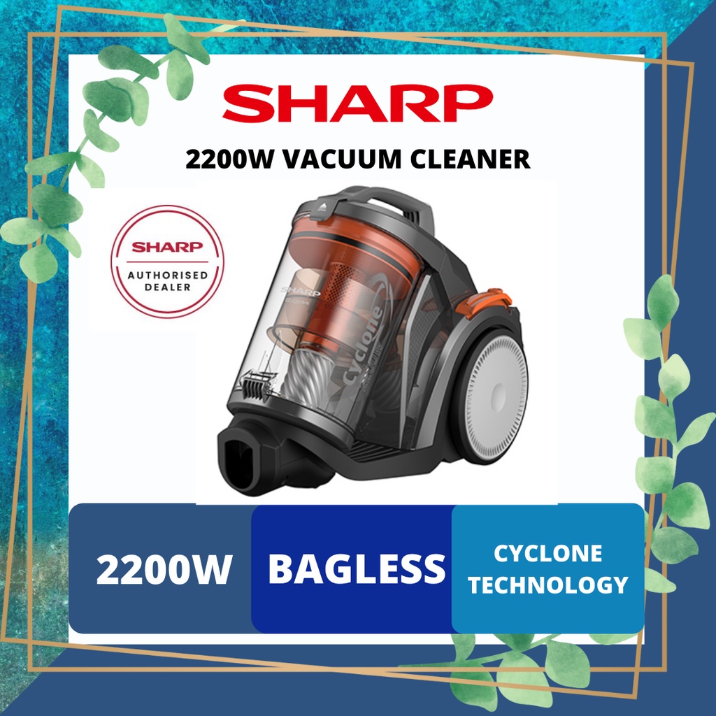 Sharp 2200W Bagless Vacuum Cleaner ECC2219N | Shopee Malaysia