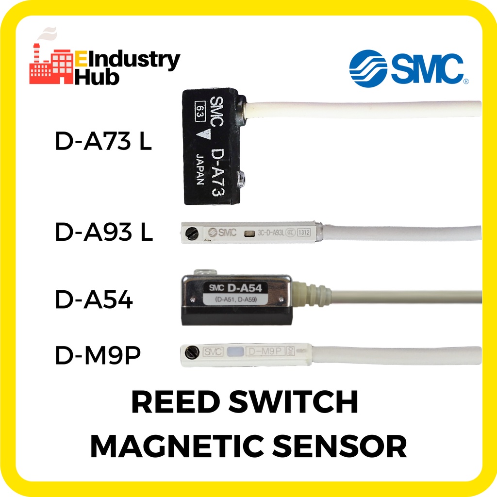 SMC REED SWITCH CYLINDER MAGNETIC SENSOR D-A73L / D-A93L / D-A54 / D-M9P | Shopee Malaysia