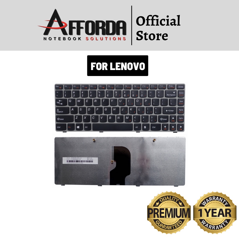 LENOVO Z460 Laptop Keyboard | Shopee Malaysia