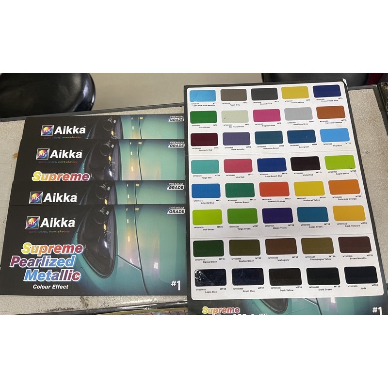 AIKKA 2k PAINT CATALOGUE COLOUR CARD | Shopee Malaysia