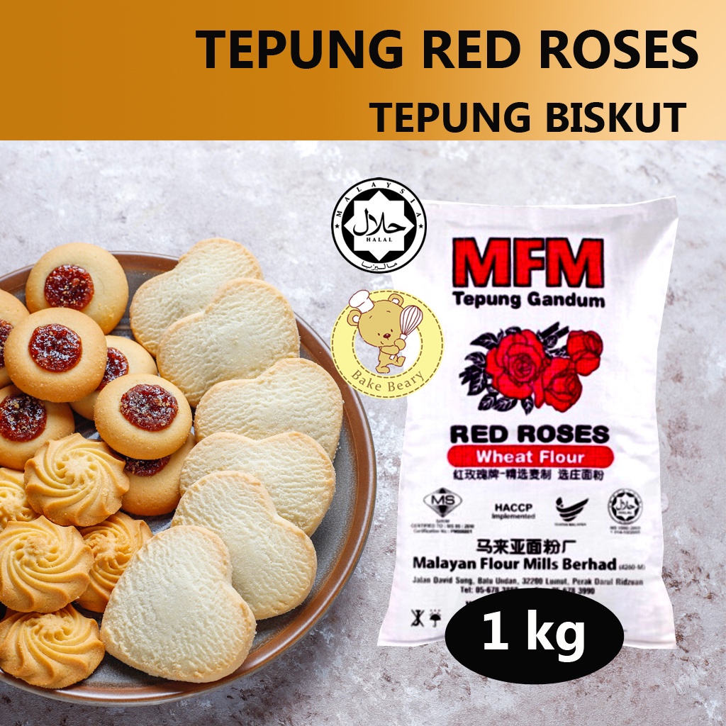 Flour - Tepung Red Roses / Tepung Biskut / Tepung Cookies / Tepung Top ...
