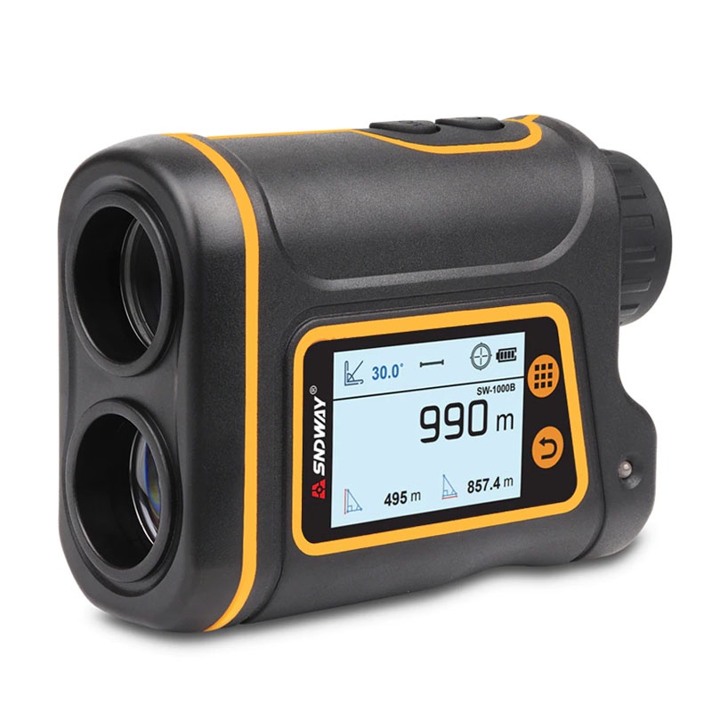 SNDWAY Laser Rangefinder Distance Meter Telescope Professional Golf Range Finder 500M-1000M ...