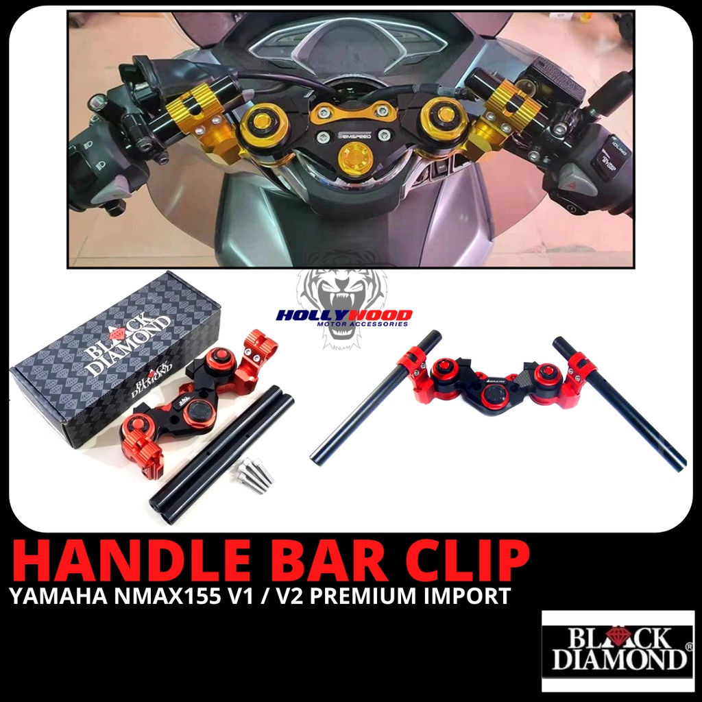 YAMAHA NMAX NMAX155 ALL MODEL HANDLE BAR MODIFY HANDLEBAR "CLIP ON ...