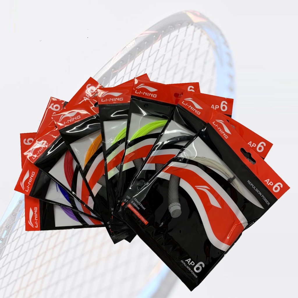 100% Authentic Li-Ning Badminton String AP6 AP7 No1 String AXJL034 ...