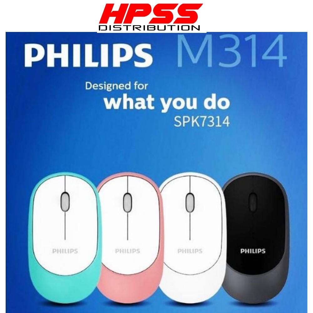 ORIGINAL PHILIPS SPK7374 M374 / SPK7314 (M314) Wireless Mouse 1200DPI ...