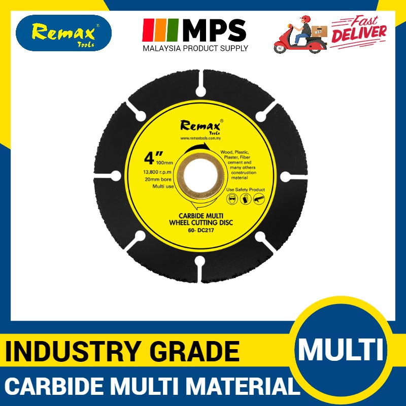 Remax Carbide Multi Wheel Cutting Disc 3 inch / 4 inch For Angle ...