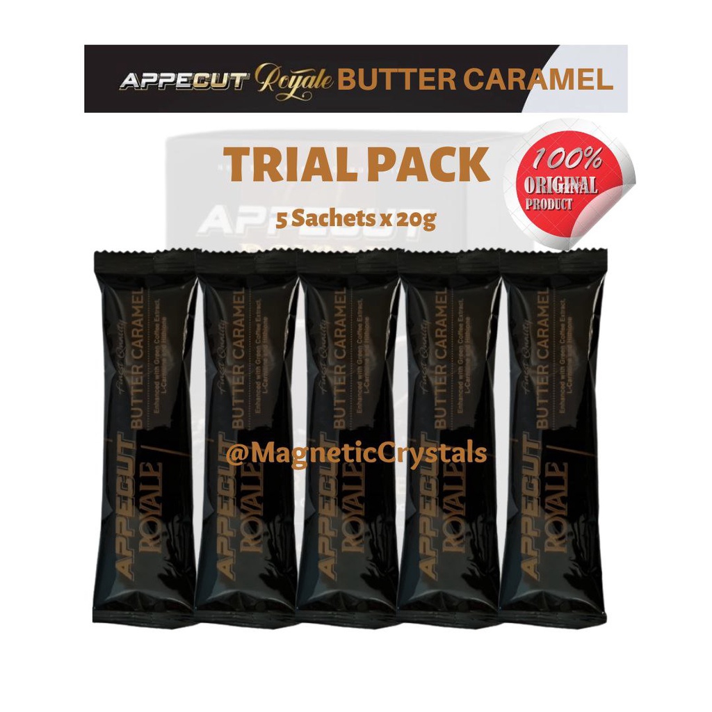 [TRIAL PACK] ROYALE BUTTER CARAMEL 5s | 5 Sachets x 20g + FREE SHAKER 💯 ...