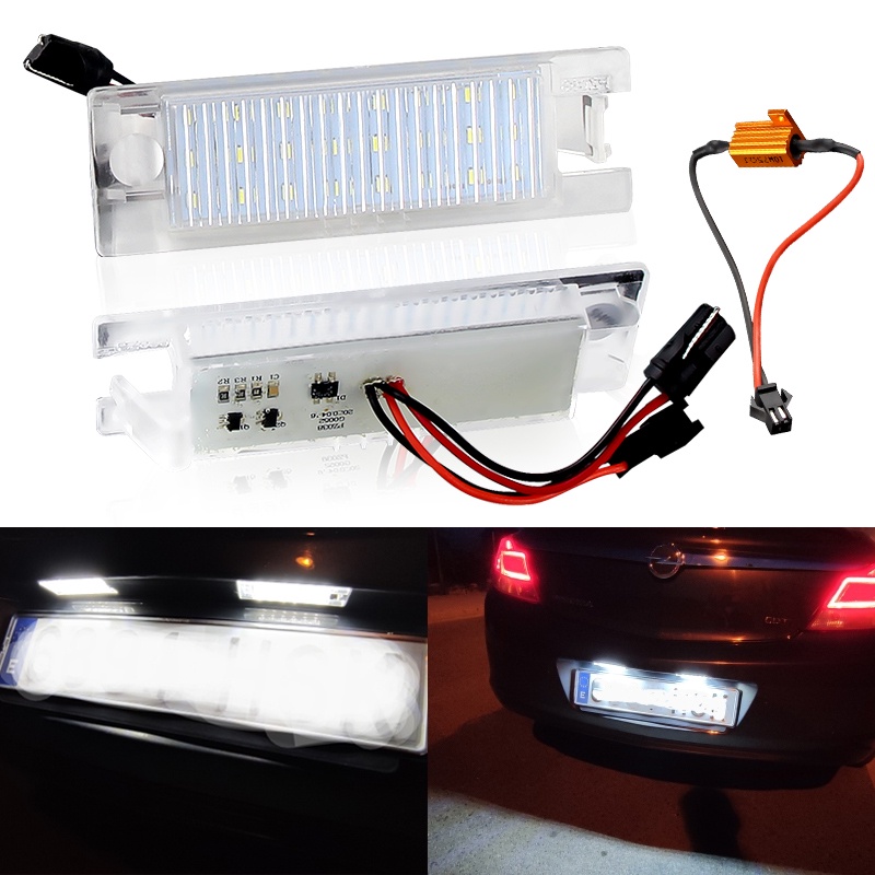 2PCs For Alfa Romeo 147 156 159 166 Brera Giulietta Mito GF Spider CANbus Led License Number ...