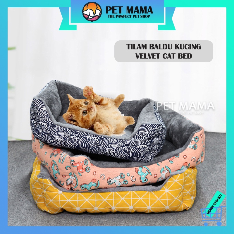 PETMAMA Fluffy Soft Comfy Cat Dog Pet Bed Cushion Condo House Mat Cage ...