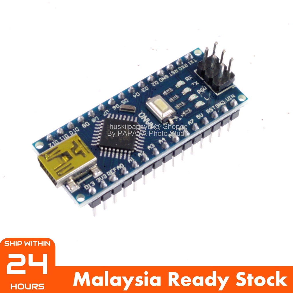 [VAR] Arduino NANO ATmega328P Microcontroller Board Module + FREE USB Cable! | Shopee Malaysia