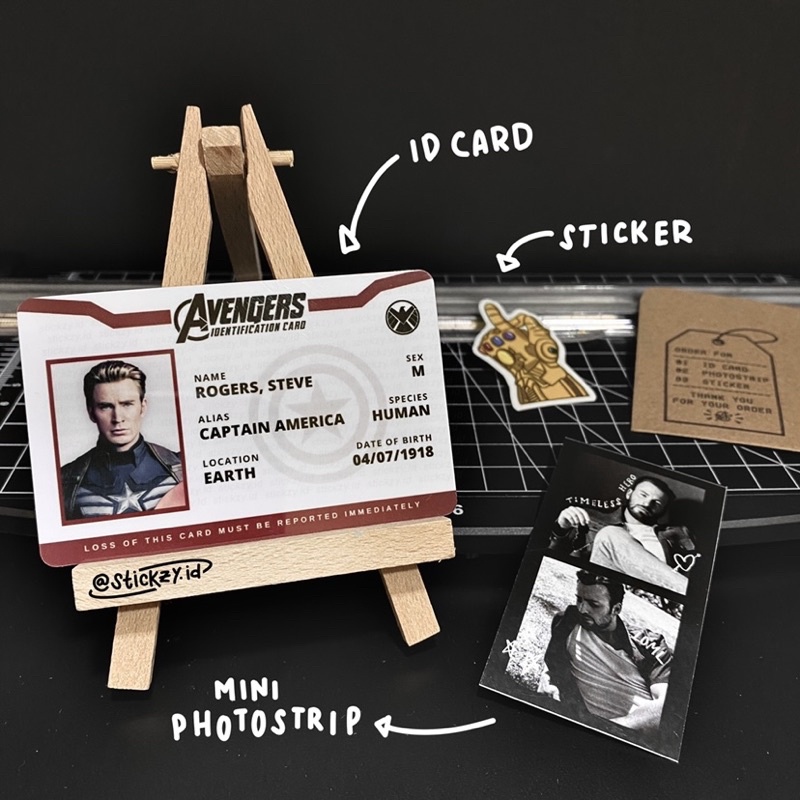 AVENGERS EDITION ID CARD | Shopee Malaysia