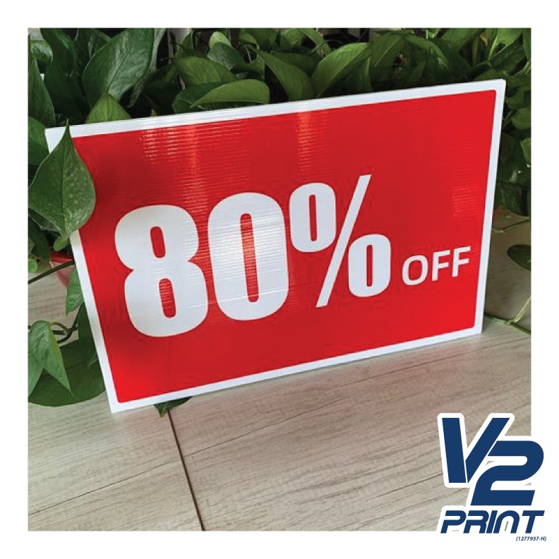 Poster - Custom Printing Poster Sticker on Corrugated Plastic Sheet ...
