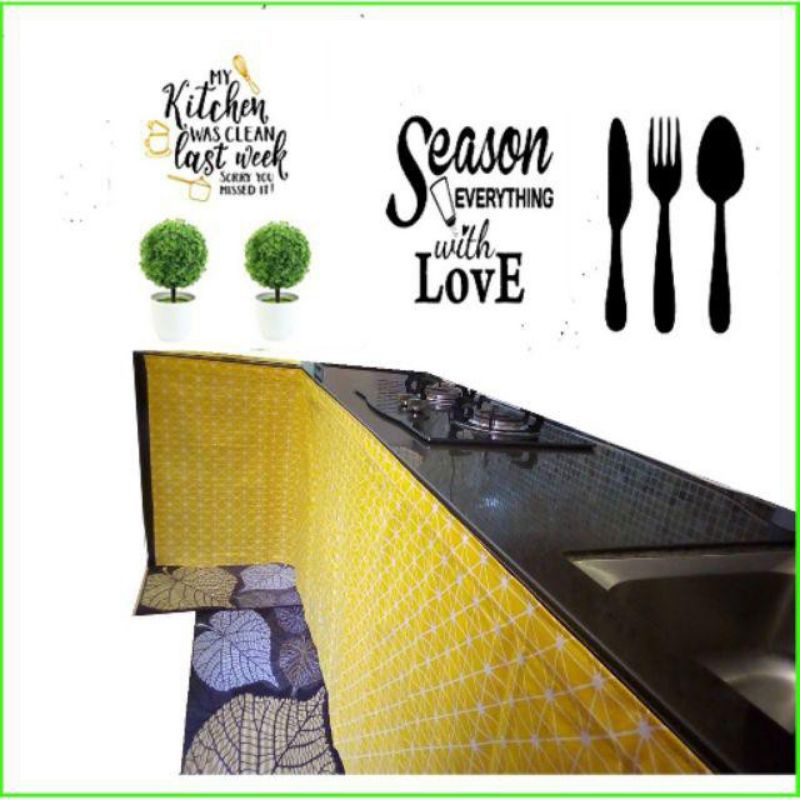 🔥🔥Ready stock Langsir table top kitchen cabinet curtain langsir bawah ...