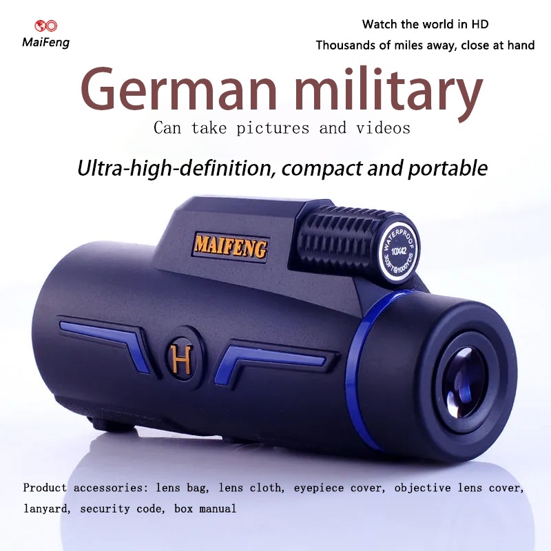 MAIFENG German 12x high-powered Mini Magnification Monocular with ...